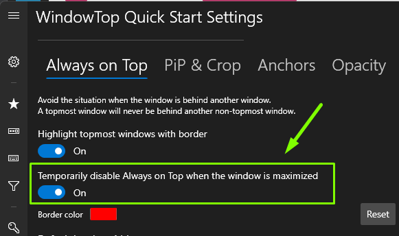 Always on Top | WindowTop
